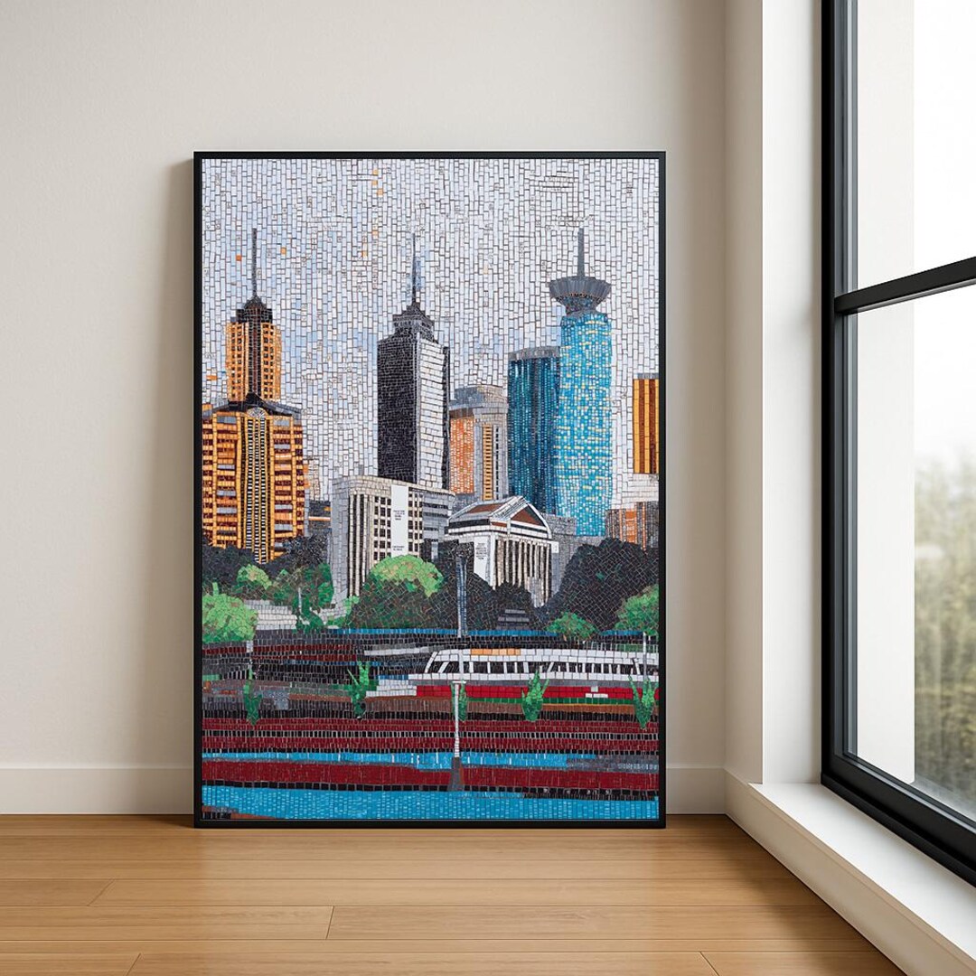 High Resolution Landmark Oil Painting - Etsy
