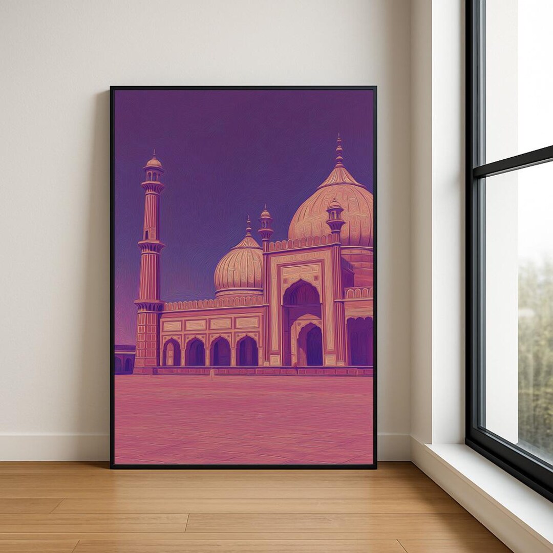 High Resolution Landmark Oil Painting - Etsy