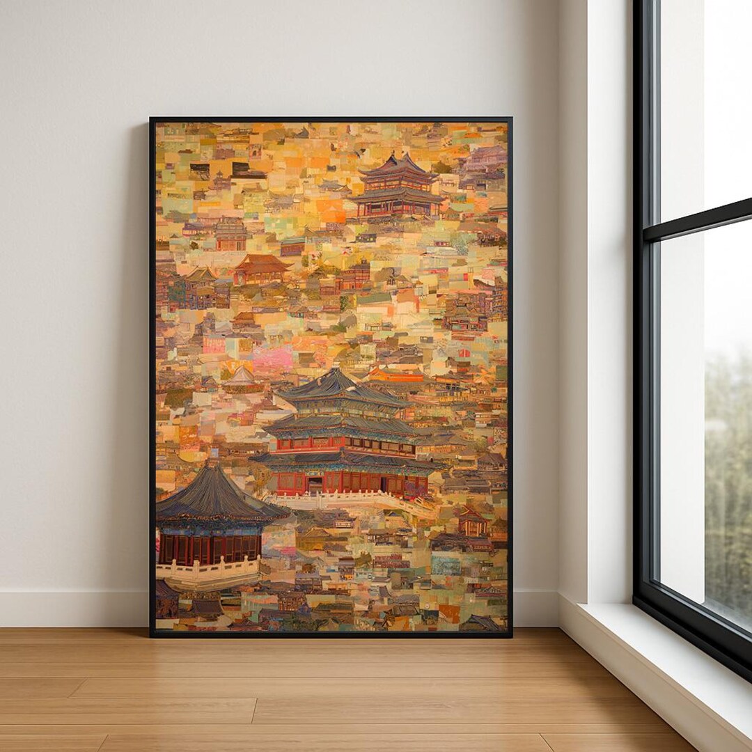 High Resolution Landmark Oil Painting - Etsy
