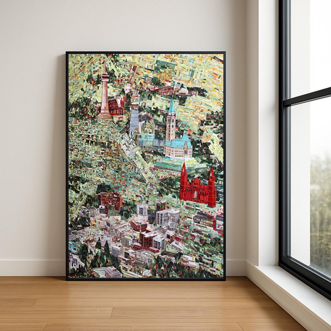 High Resolution Landmark Oil Painting - Etsy