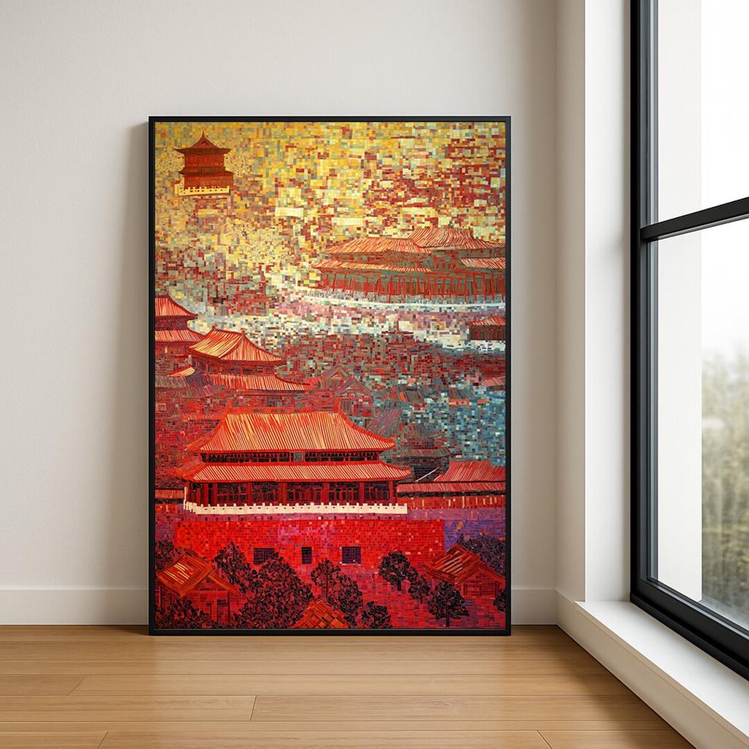 High Resolution Landmark Oil Painting - Etsy