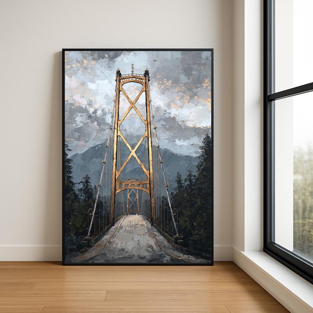 High Resolution Landmark Oil Painting - Etsy