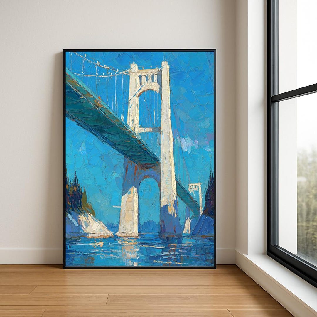 High Resolution Landmark Oil Painting - Etsy