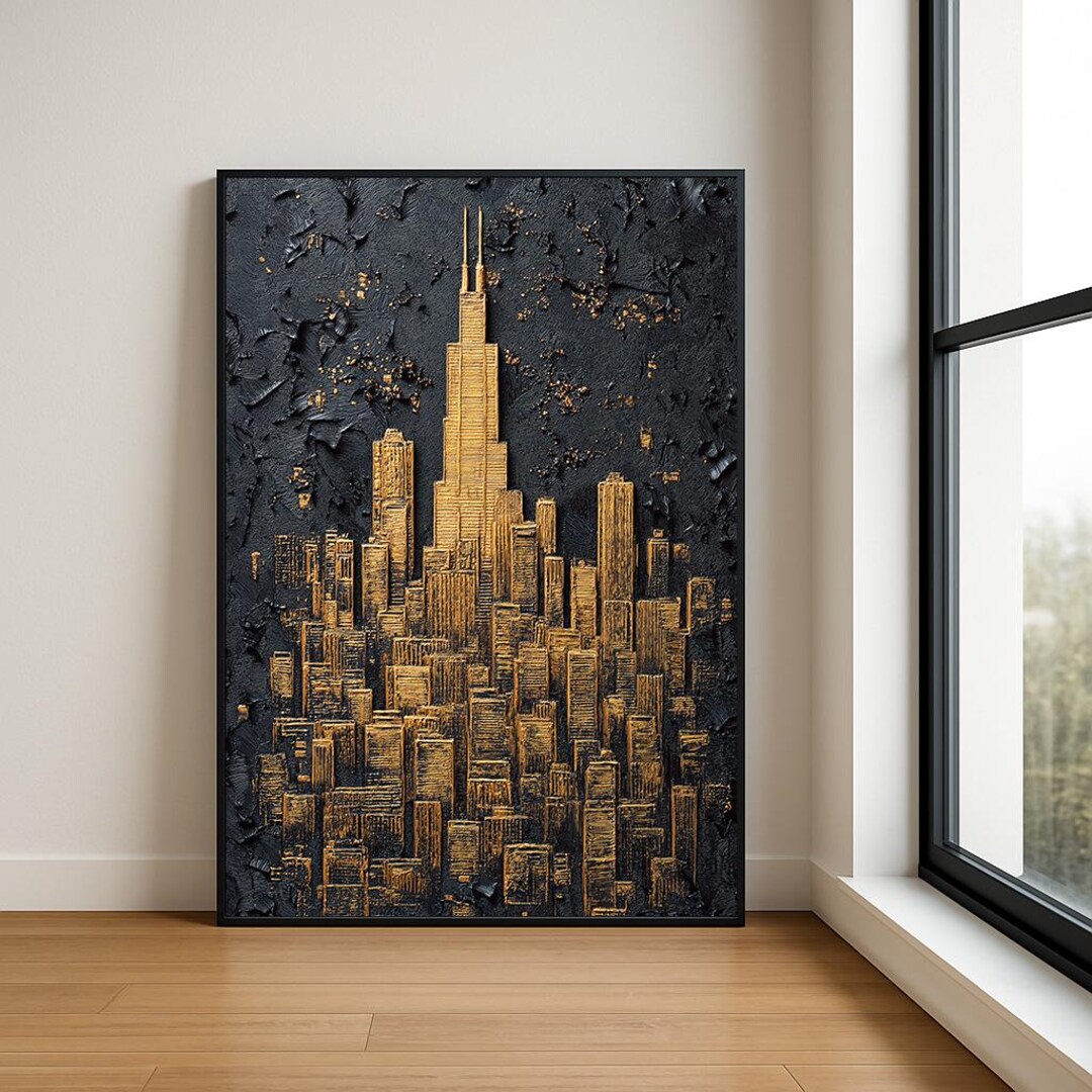 High Resolution Landmark Oil Painting - Etsy