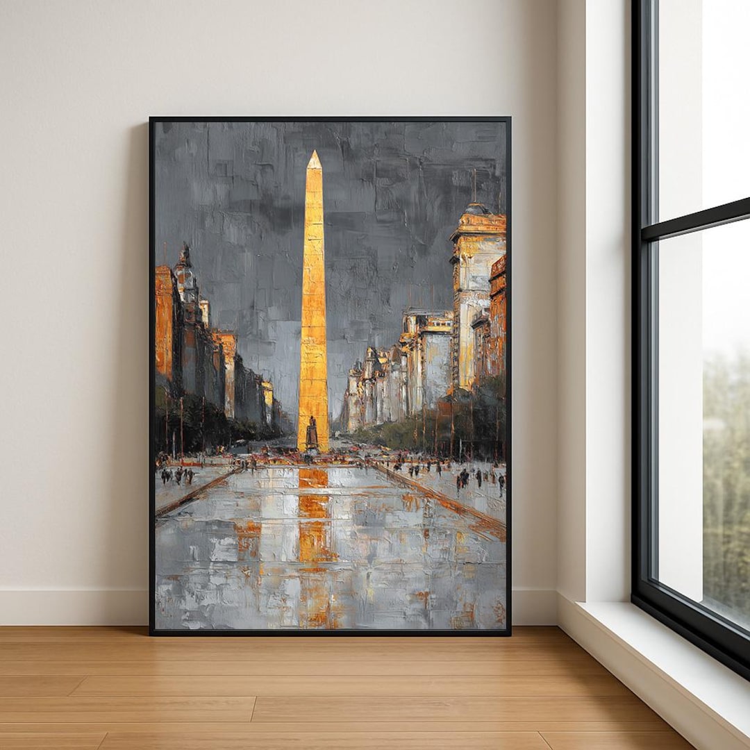 High Resolution Landmark Oil Painting - Etsy