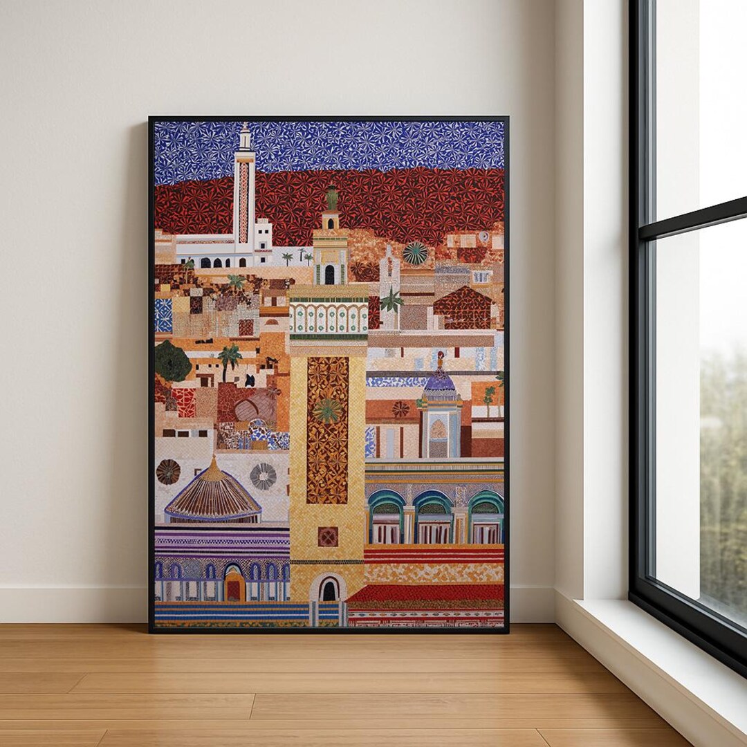 High Resolution Landmark Oil Painting - Etsy