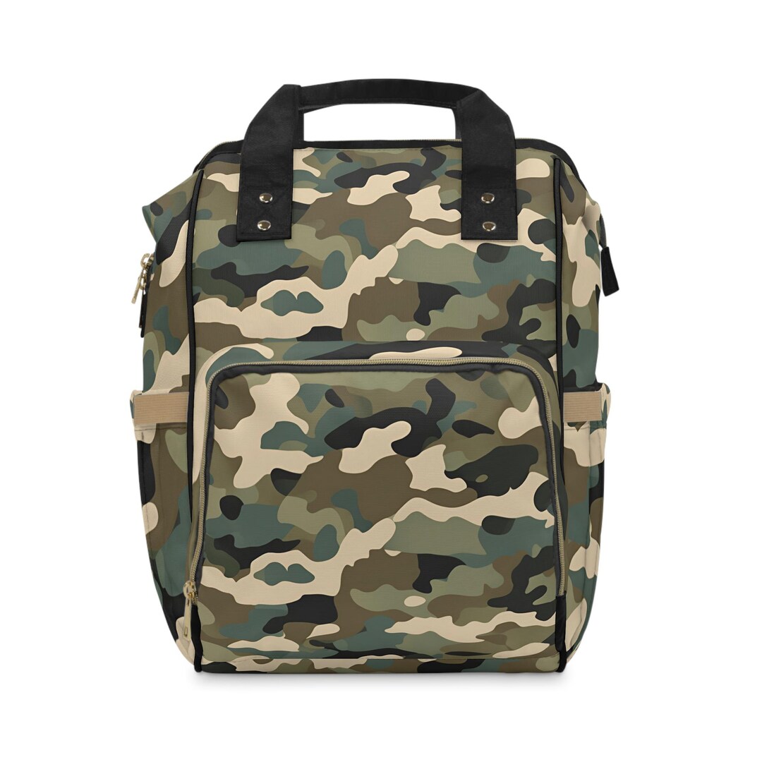 Camo Diaper Backpack Military Style Baby Bag Dad Gift Tactical Diaper ...