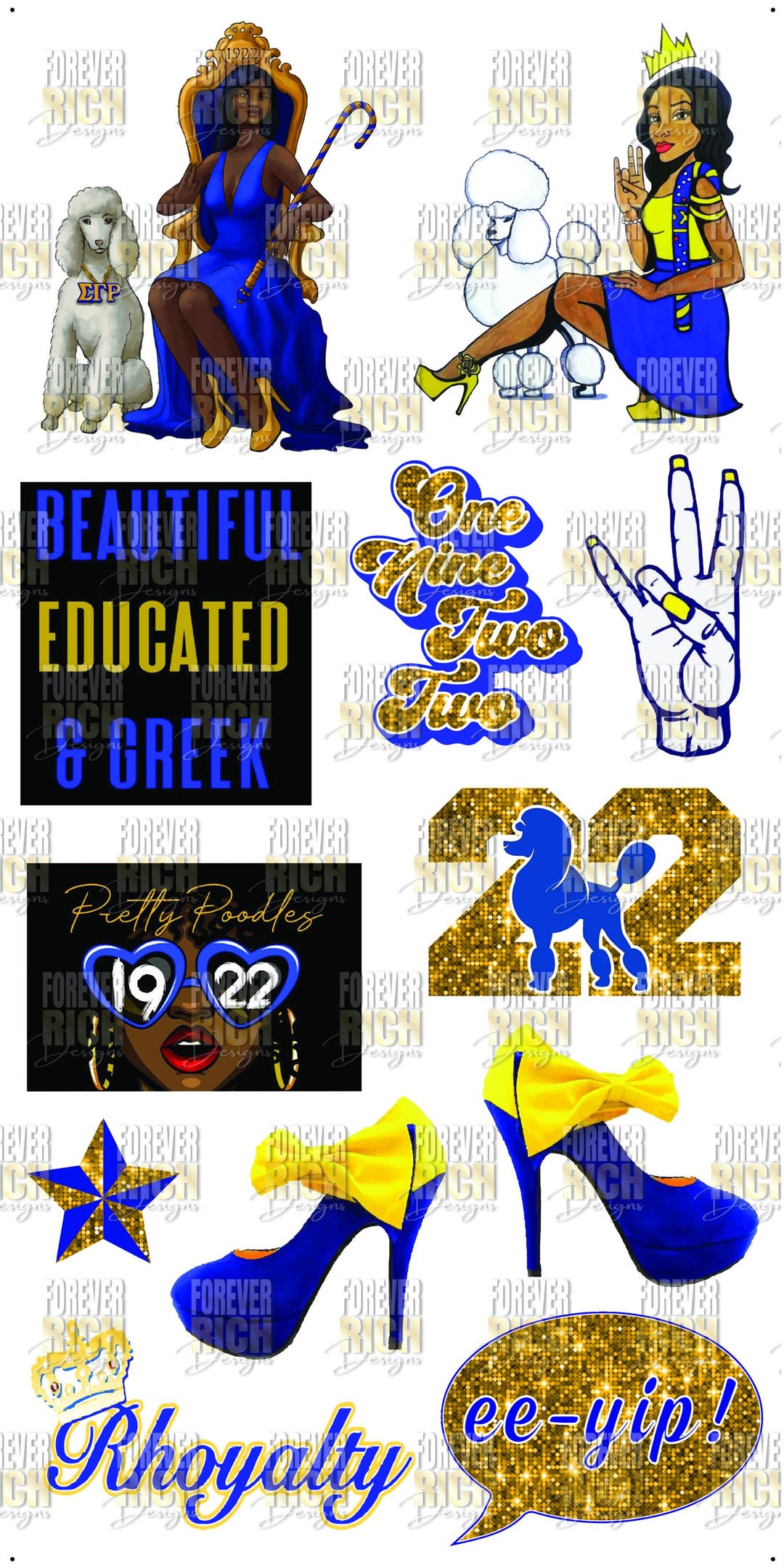 Sigma Gamma Rho Sorority Yard Sign Kit Rhoyalty Collection - Etsy