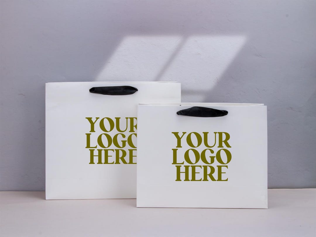 Personalized Logo Gift Bags: Custom Business & Corporate Branding - Etsy