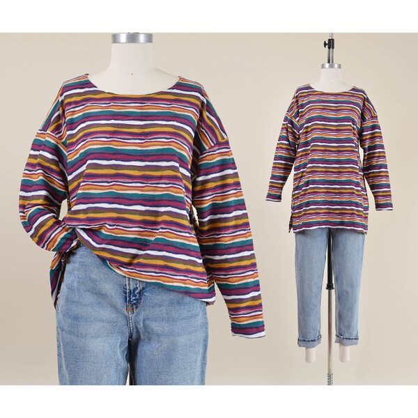 Striped Shirt 90s - Etsy
