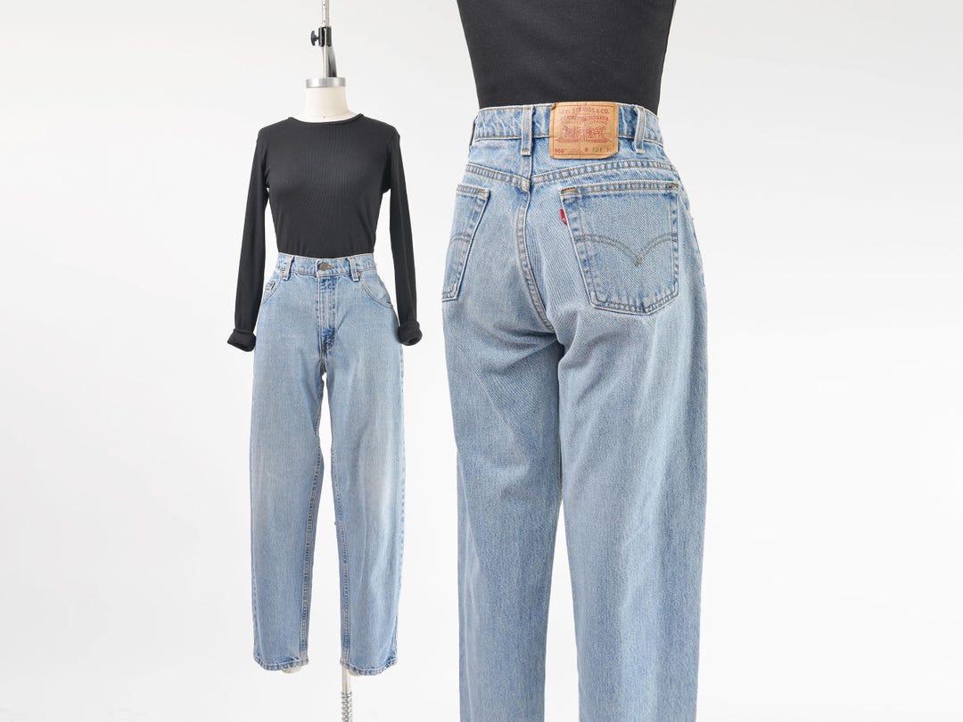 Vintage Levi's 560 Jeans | High Rise Loose Relaxed Fit Tapered Leg ...
