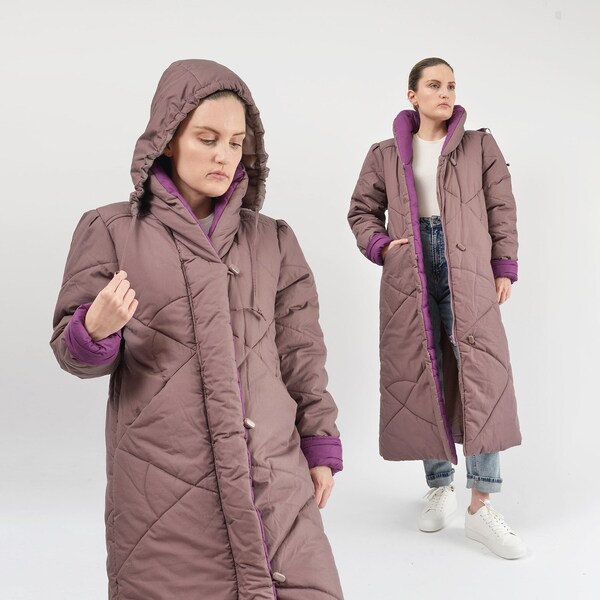 Full Length Puffer Womens Jacket - Etsy