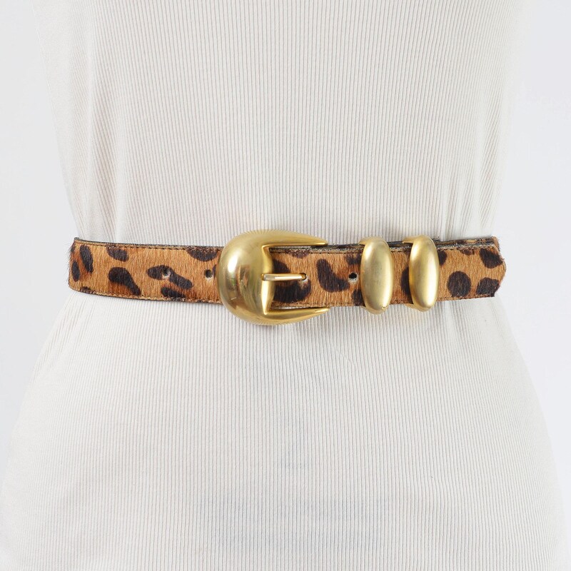 Leopard Print Belt - Etsy