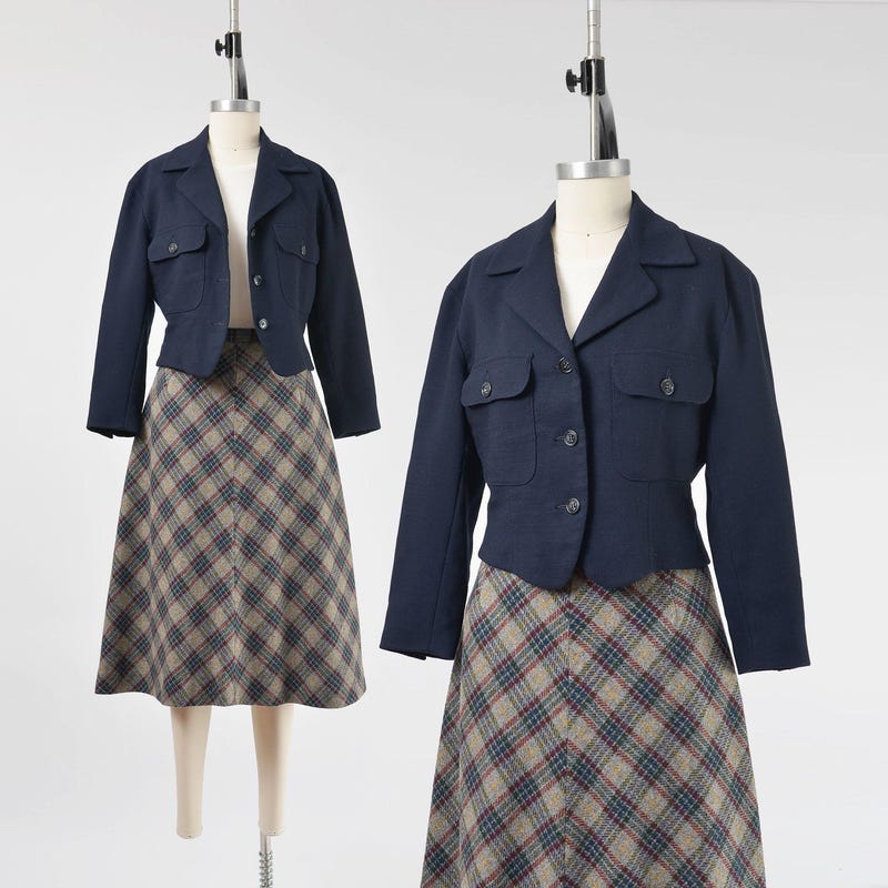 Wool Cropped Jacket - Etsy