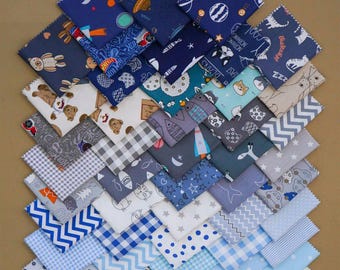 Cotton Fabric Squares Precut- 8x8” -summer Colors- Perfect for Crafting ...