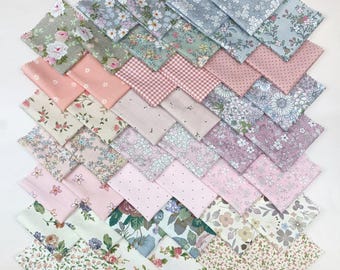 Cotton Fabric Squares Precut- 8x8” -summer Colors- Perfect for Crafting ...