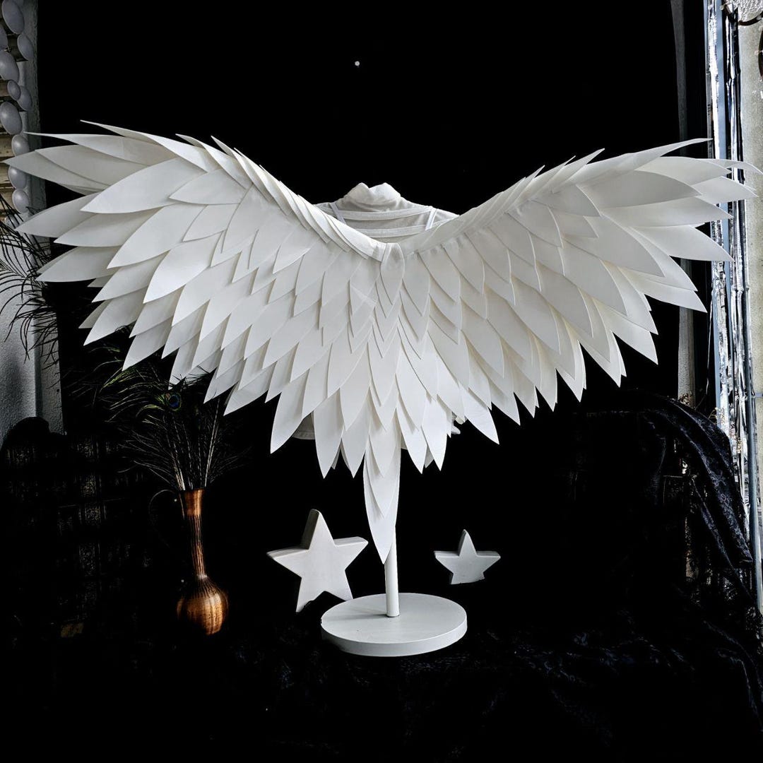 White Kids Angel Wings - Perfect for Kinder Costumes & Photo Shoots ...