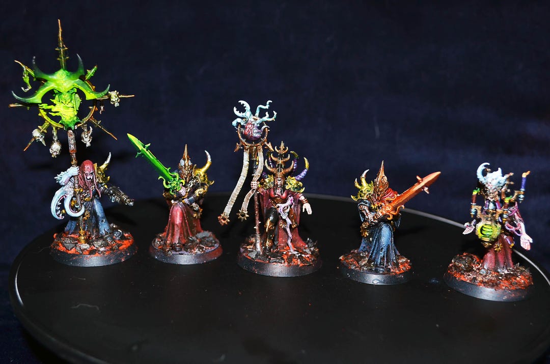 Warhammer 40K Original Painted Figure Chaos Space Marines Dark ...