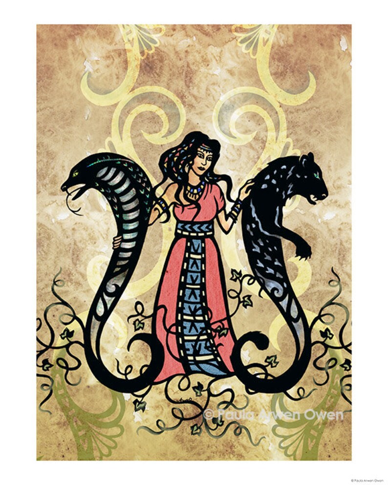 Ishtar Goddess ART PRINT Mesopotamian Mythology Queen Inanna | Etsy