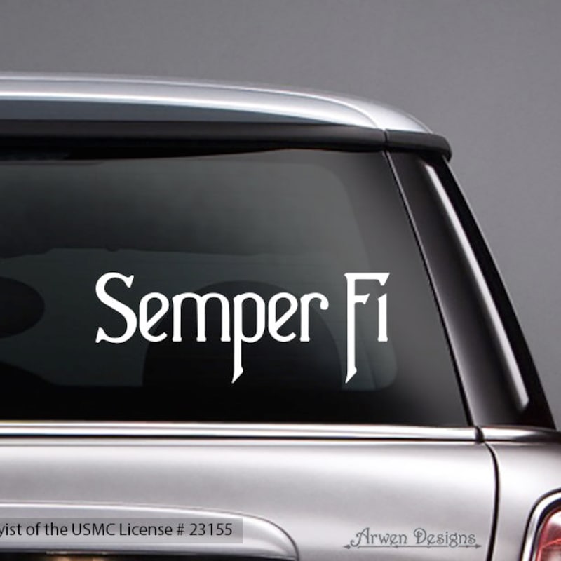 Semper Fi Decal - Etsy