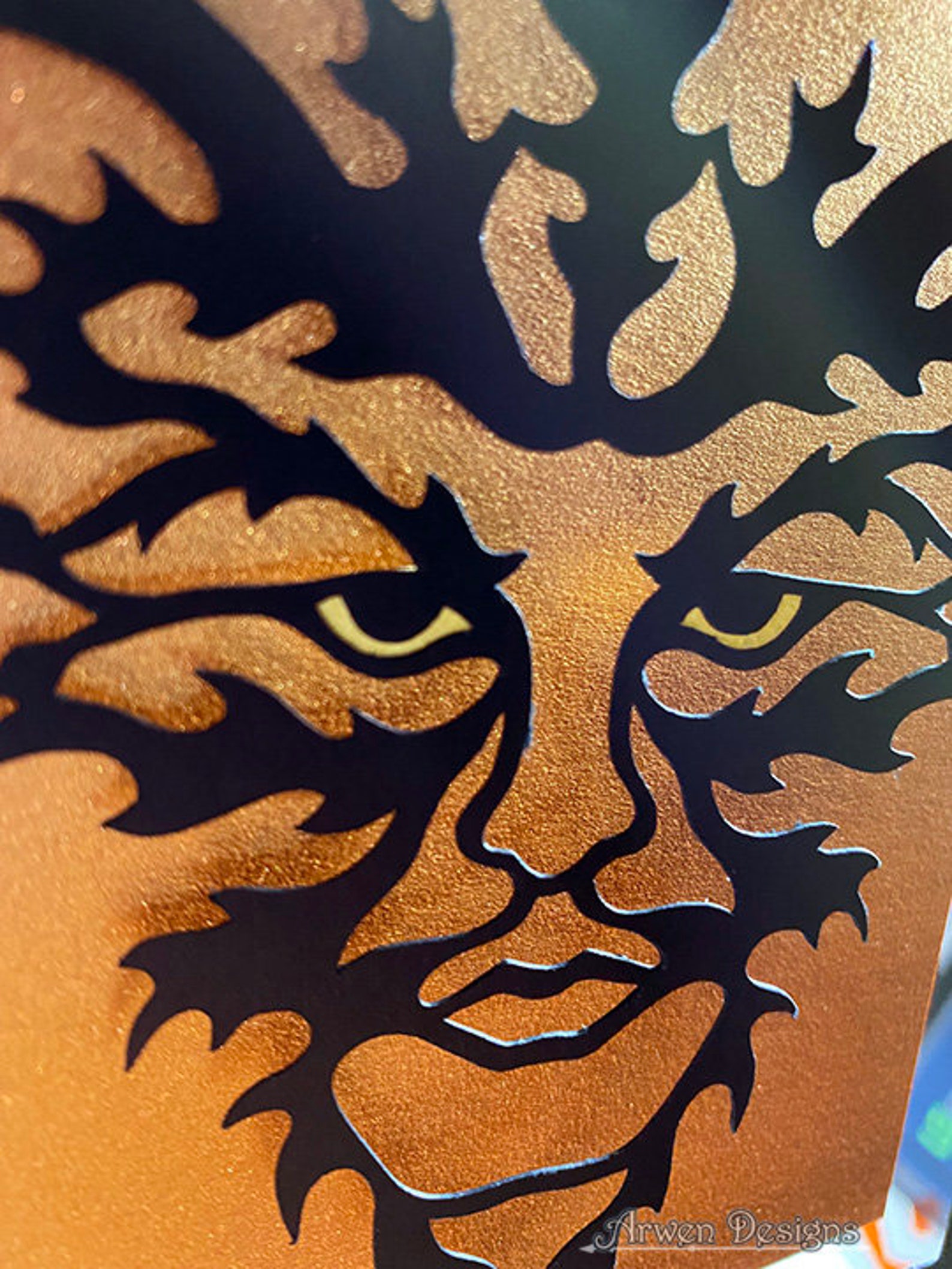 Green Man Card Oak King Solstice Card Pagan Holiday Beltane - Etsy