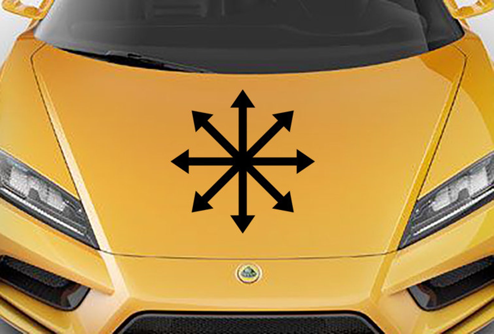 Chaos Symbol Vinyl CAR DECAL Wiccan Occult Pagan, Chaos Magic, Chaos ...