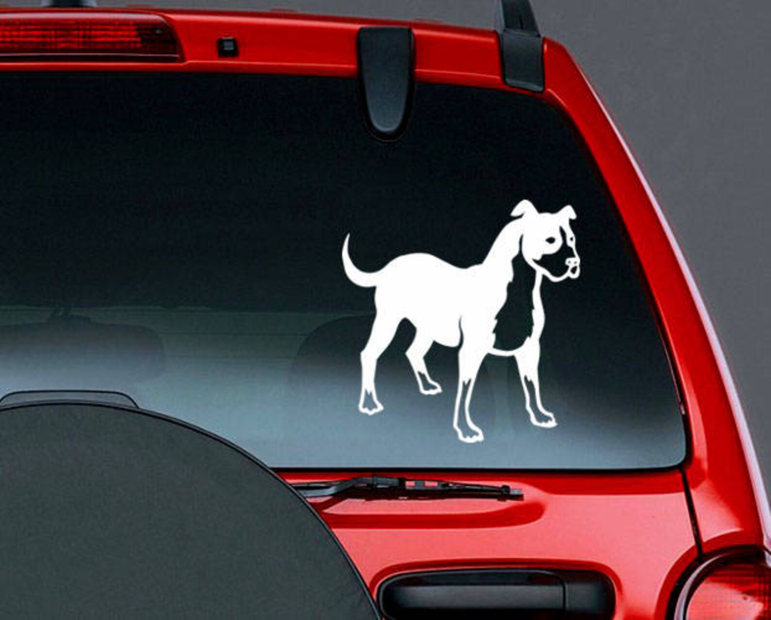 Pit Bull DECAL Vinyl Car Decal Dog Sticker - Etsy