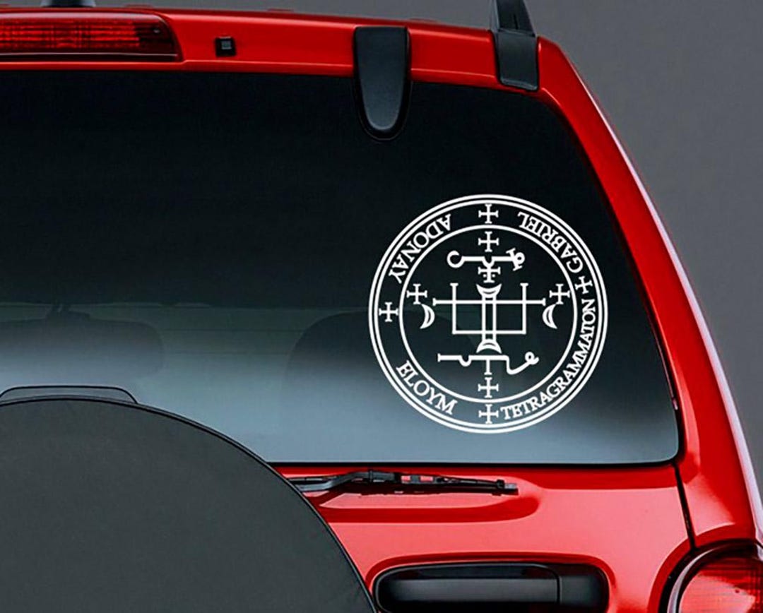 Archangel Gabriel Sigil Vinyl CAR DECAL, Angel Symbol, Mystic Seal ...
