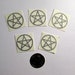 MINI Decals Set of 5 Pentagram Vinyl CAR DECAL Pagan Wiccan Sticker - Etsy