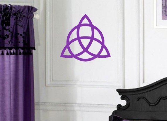 Trinity Knot WALL ART Vinyl Decal Triquetra Pagan Wiccan New | Etsy