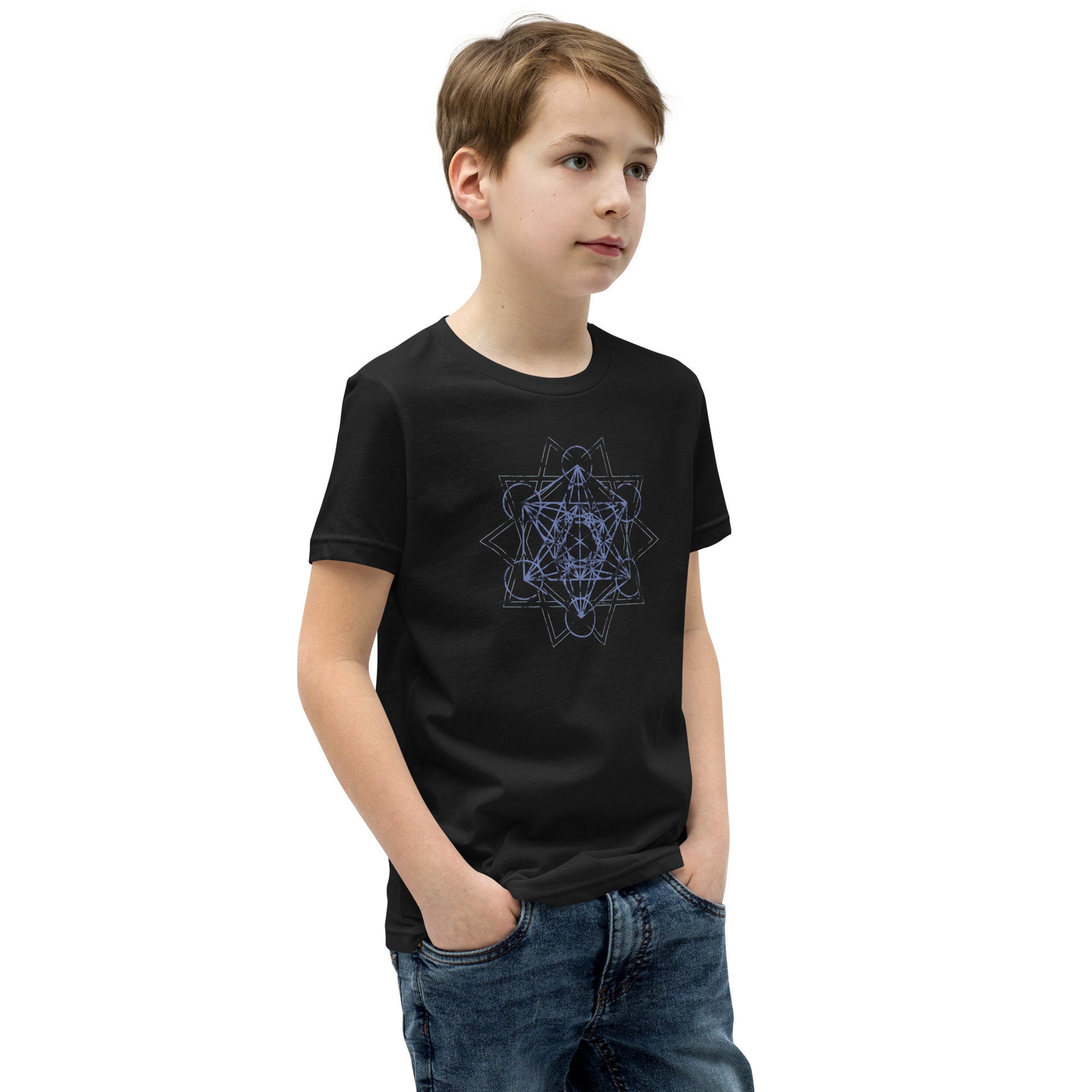 Metatron's Cube T-shirt, Sacred Geometry, Metaphysical Clothing, Adult ...