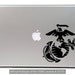 Marines EGA Logo Vinyl Car Decal, Eagle Globe Anchor, US Marine Corps ...