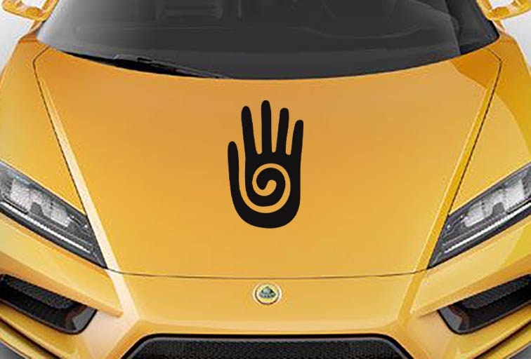 Healing Hand Symbol Vinyl CAR DECAL Reiki Hopi Protection | Etsy