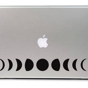Moon Phases Vinyl CAR DECAL, Astronomy Gifts, Astrology Sticker, Witchy ...
