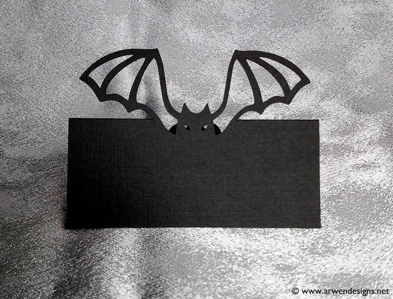 Bat Wedding PLACE CARD, Halloween Table Number, Gothic Wedding, Witch ...