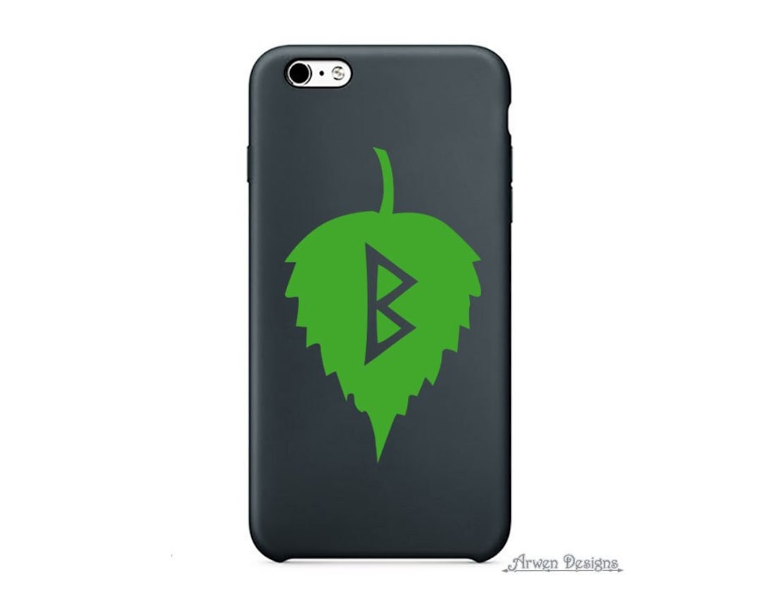 Birch Leaf Rune, Vinyl CAR DECAL, Custom Elder Futhark Runes, Viking ...