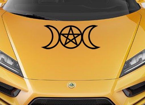 Triple Goddess CAR DECAL Pagan Wiccan New Age Art Triple - Etsy