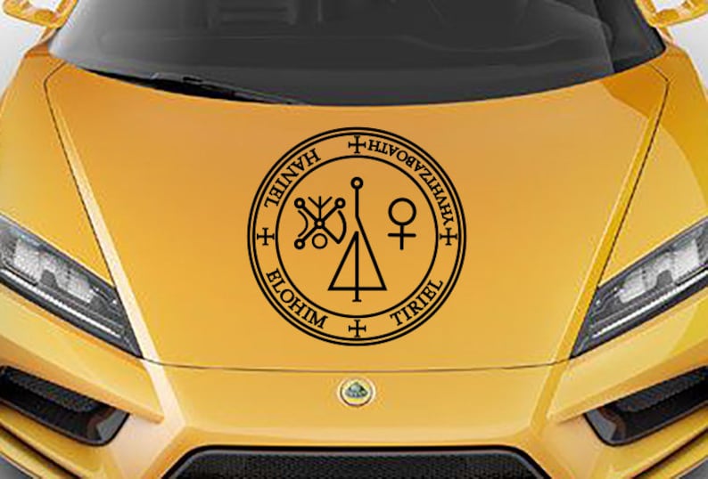 Arcángel Haniel Sigil Vinilo CAR DECAL Angel Symbol Mystic - Etsy España