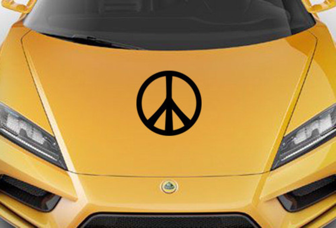 Peace Sign DECAL Vinyl Car Decal New Age Hippie Sticker - Etsy