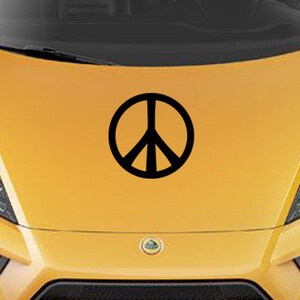Peace Sign DECAL Vinyl Car Decal New Age Hippie Sticker - Etsy