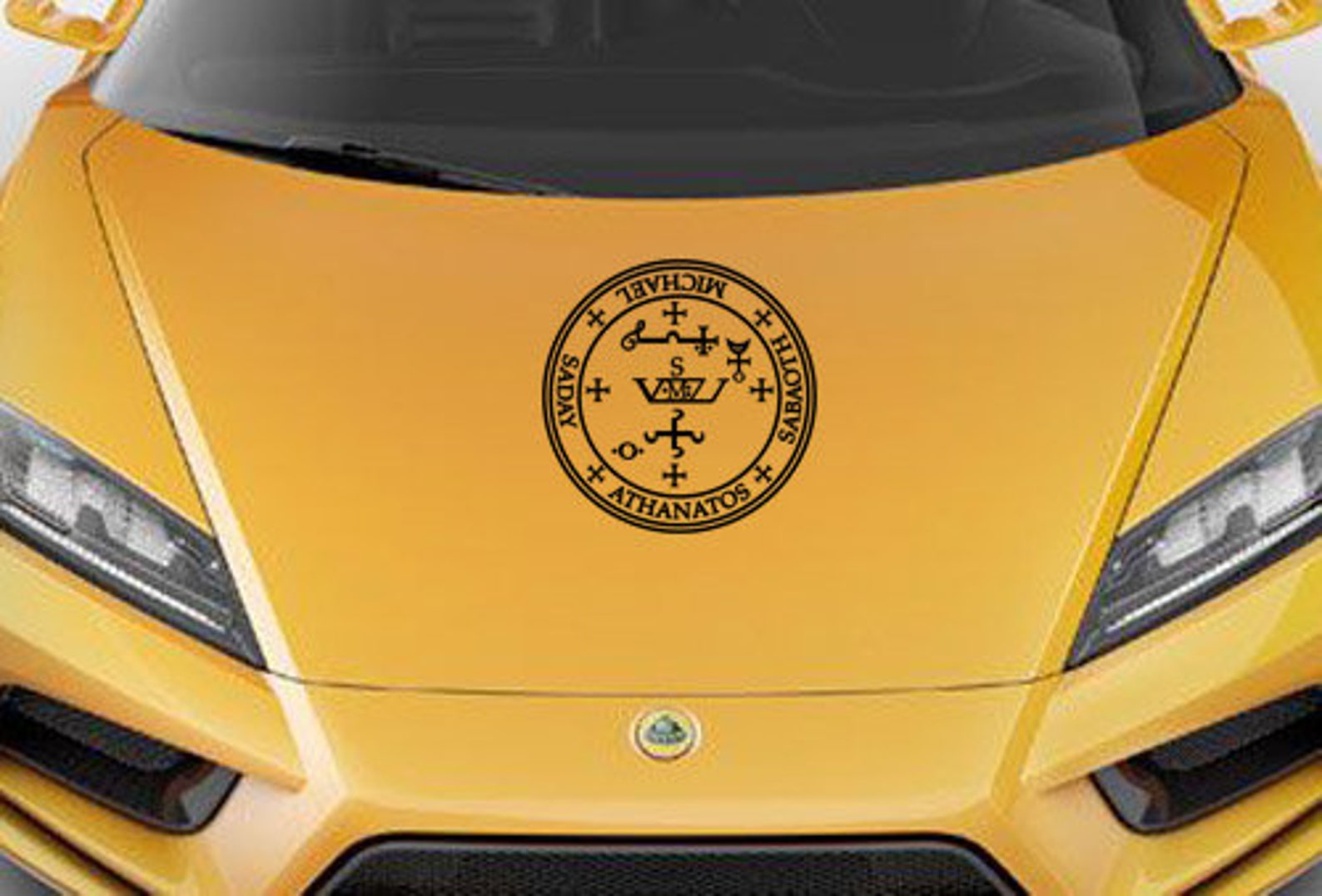 Archangel Michael Sigil Vinyl CAR DECAL, Angel Symbol, Protection ...