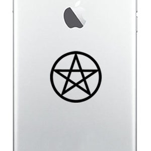 MINI Decals Set of 5 Pentagram Vinyl CAR DECAL Pagan Wiccan Sticker - Etsy