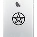 MINI Decals Set of 5 Pentagram Vinyl CAR DECAL Pagan Wiccan Sticker - Etsy