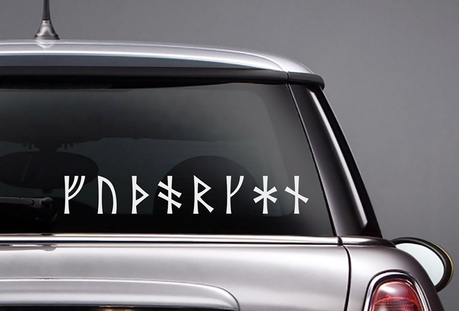 Runes Vinyl CAR DECAL, Set of 16 Runes Younger Futhark, Viking Sticker ...