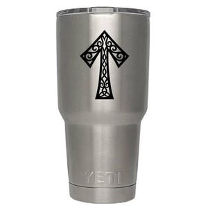 Tyr Rune Viking Vinyl CAR DECAL, Norse Mythology, Warrior Pagan Asatru ...