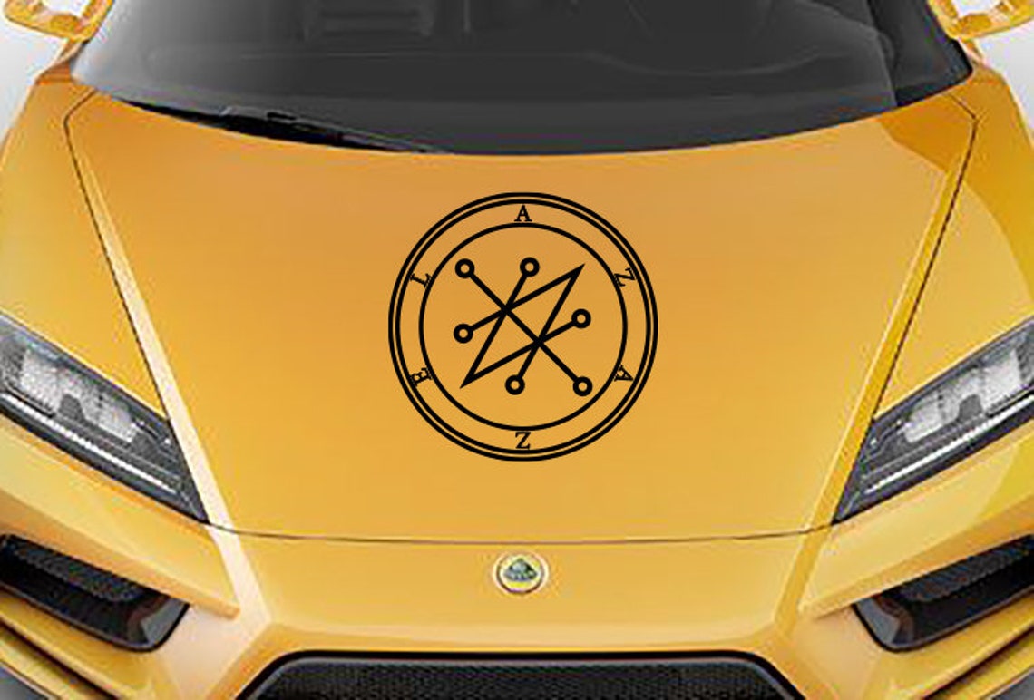 Azazel Sigil Vinyl CAR DECAL Occult Wiccan Witch Demon - Etsy