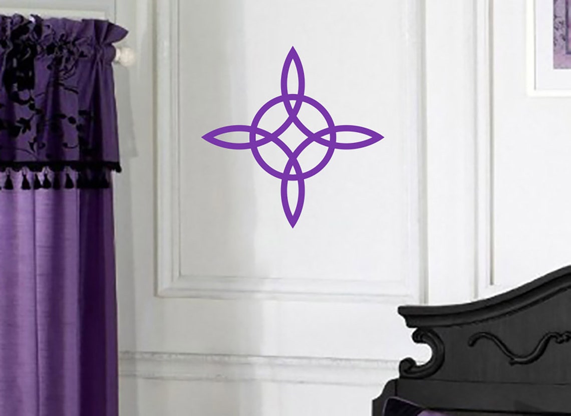 Witches Knot WALL ART, Wiccan Protection Symbol, Magic Knot, Pagan ...