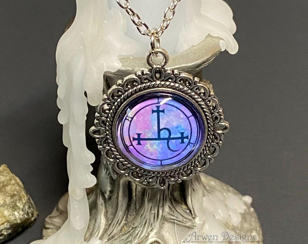 Lilith Necklace, Sigil of Lilith, Witch Pendant, Wiccan Jewelry ...