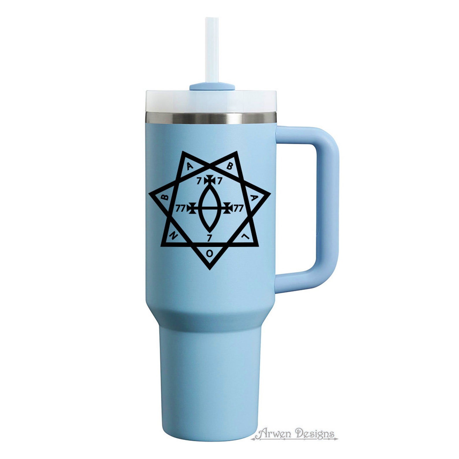 Star of Babalon Vinyl CAR DECAL, Thelema Seal, Occult Sticker, Crowley ...
