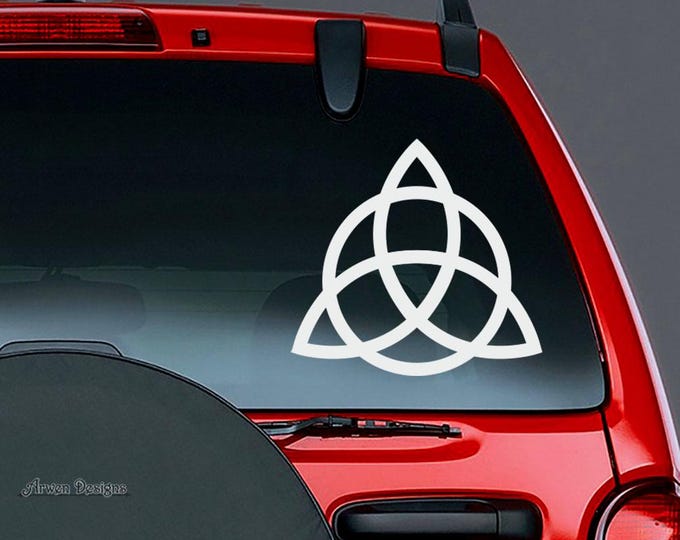 Triquetra Celtic Knot Vinyl Decals, Car Window Decal, Laptop Sticker ...